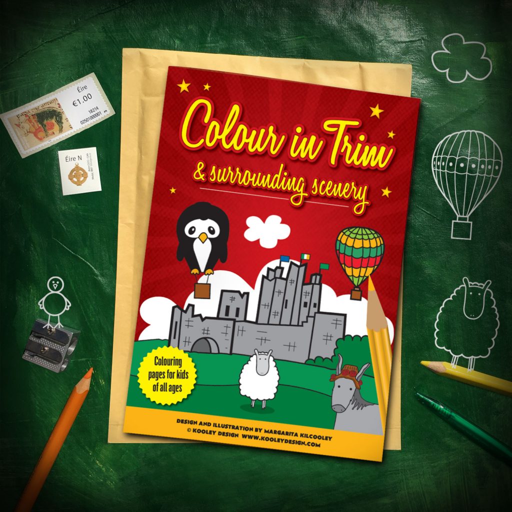 Trim Colouring Books – County Meath – Ireland – kooleydesign